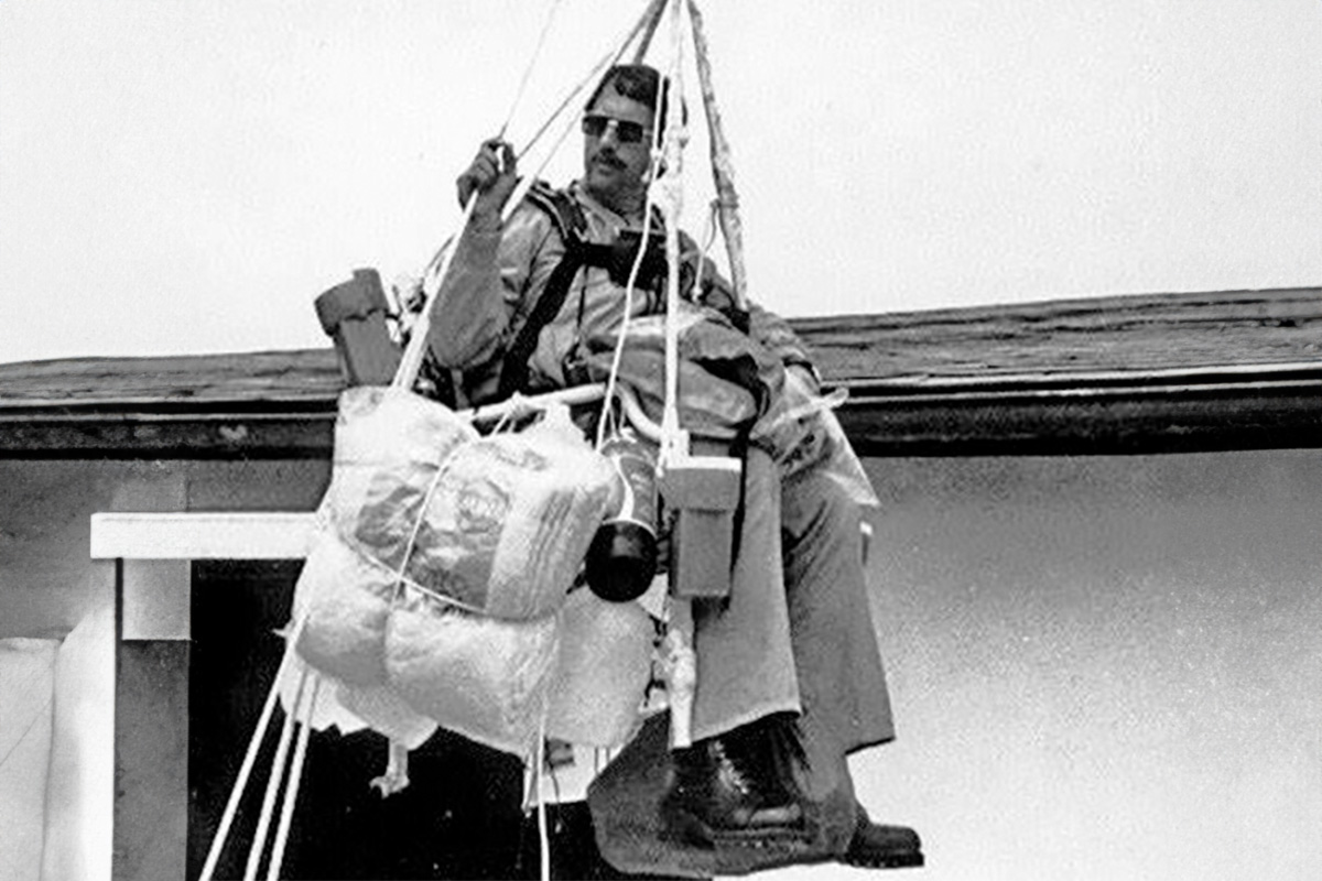 Waaghals maakte een vluchtje in zijn tuinstoel | historianet.nl