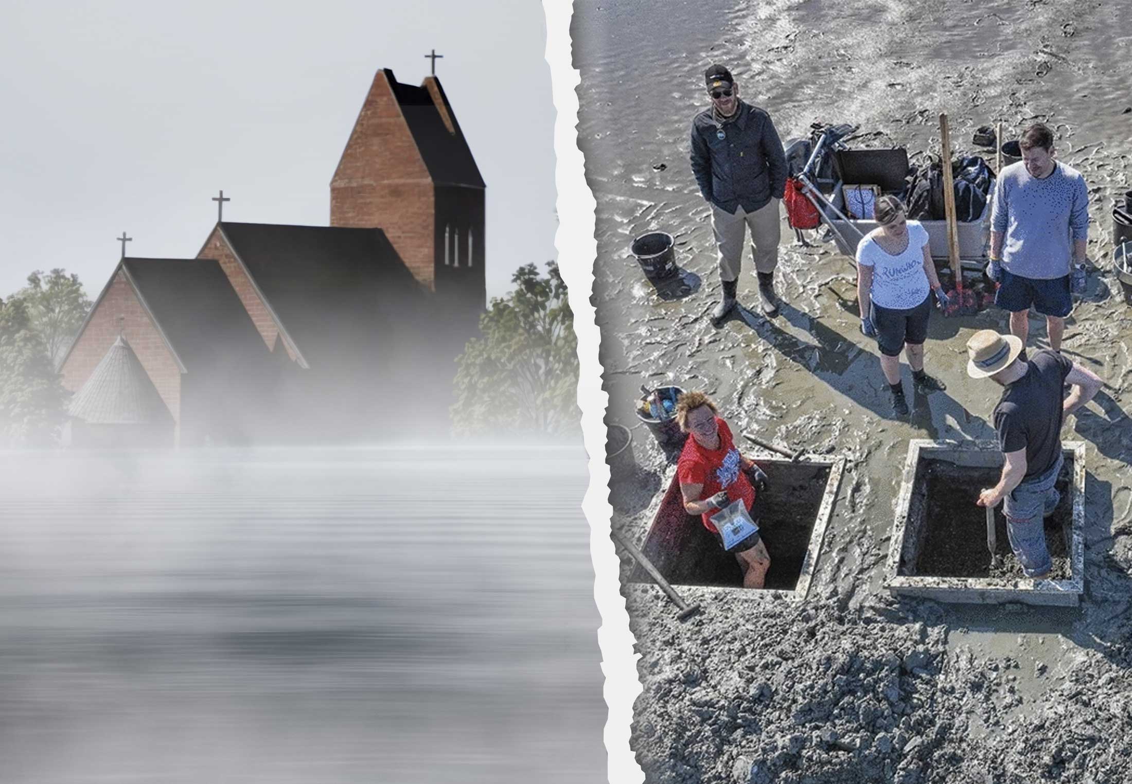 Archeologen brengen verdronken middeleeuwse stad Rungholt in kaart ...