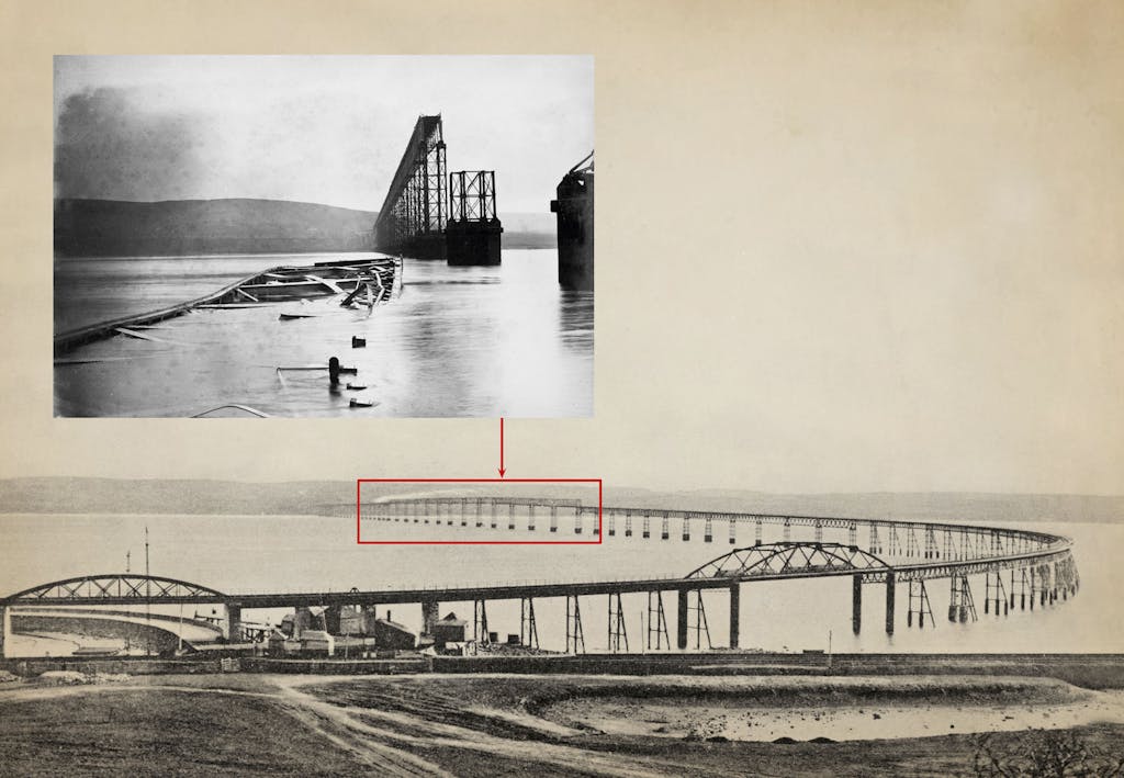 Tay Bridge stortte in door bouwfouten | historianet.nl