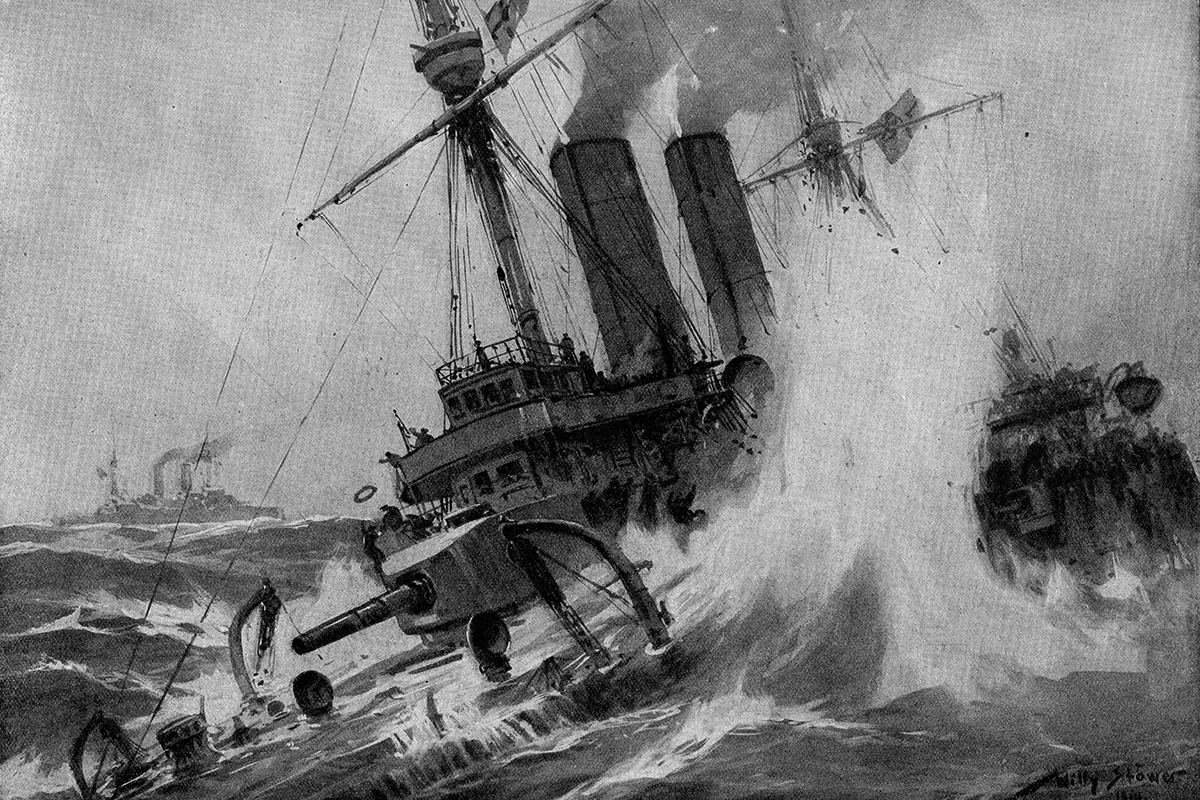 Getorpedeerd door Duitse onderzeeër: Oorlogsschip 110 jaar later ...