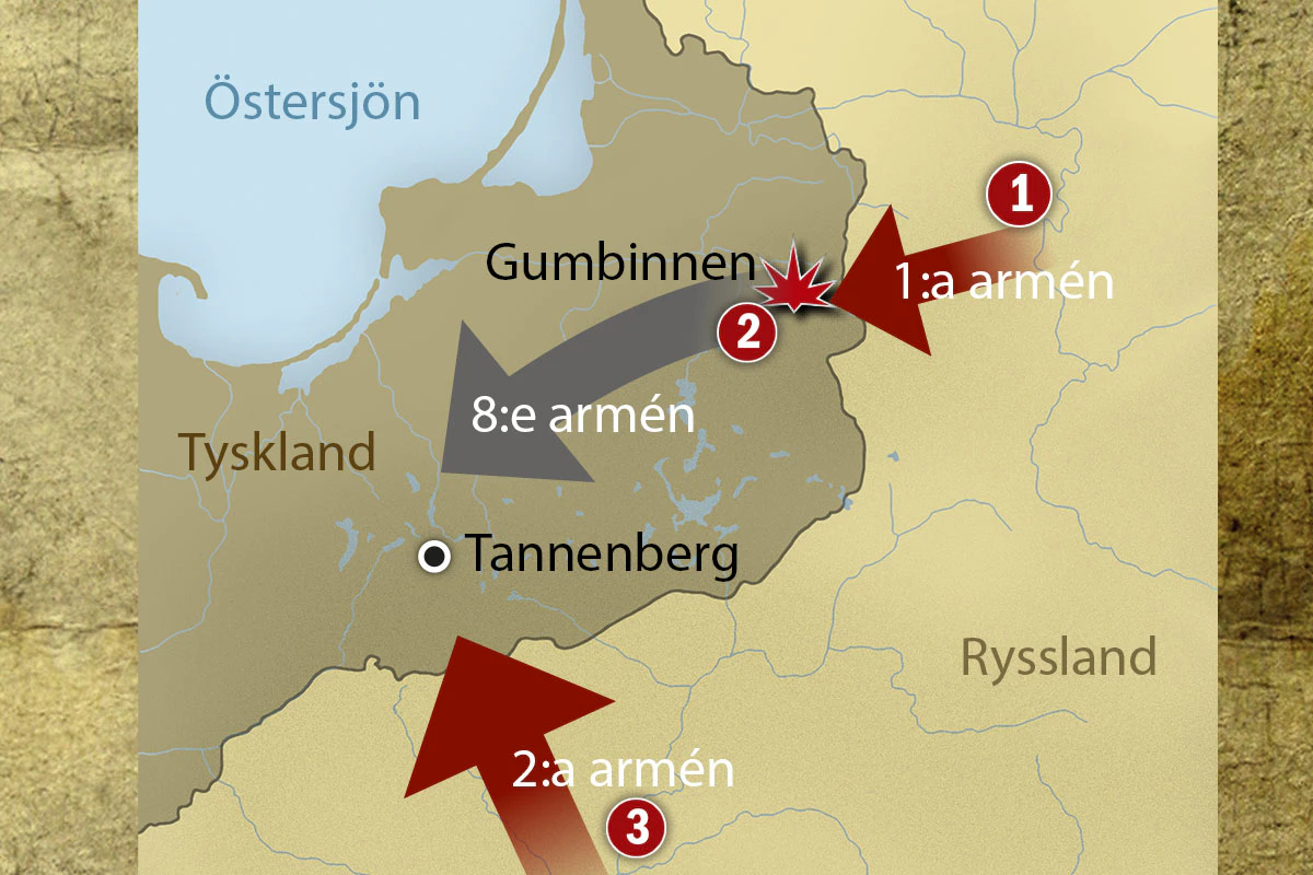 Miraklet vid Tannenberg: Katastrofen på östfronten vändes till triumf ...