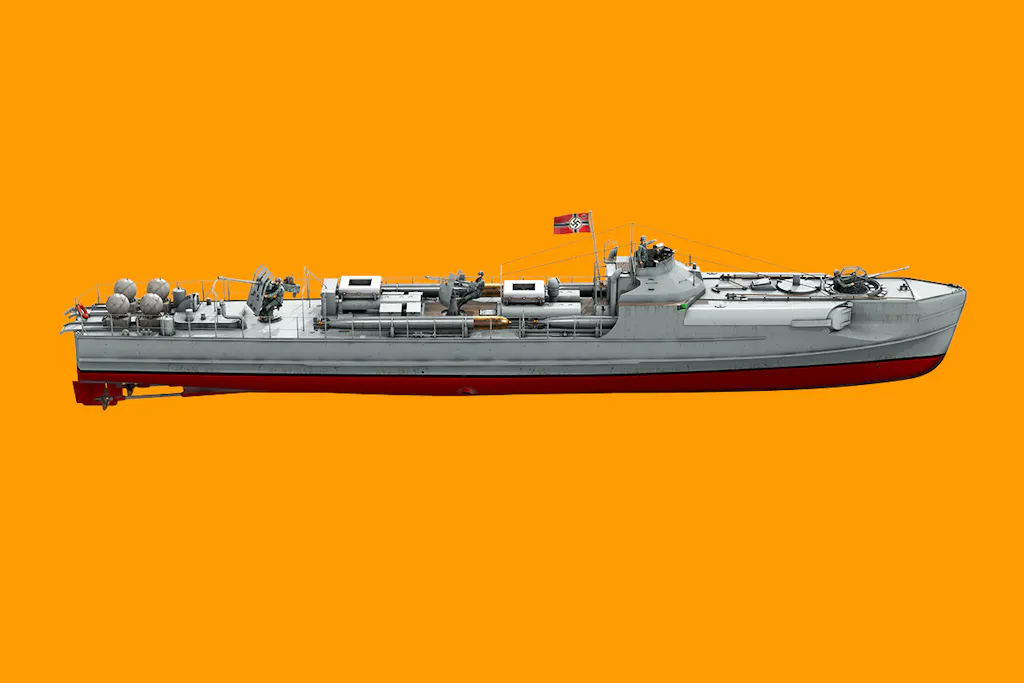 De beste Schnellboot van nazi-Duitsland viel aan met 80 km/h ...