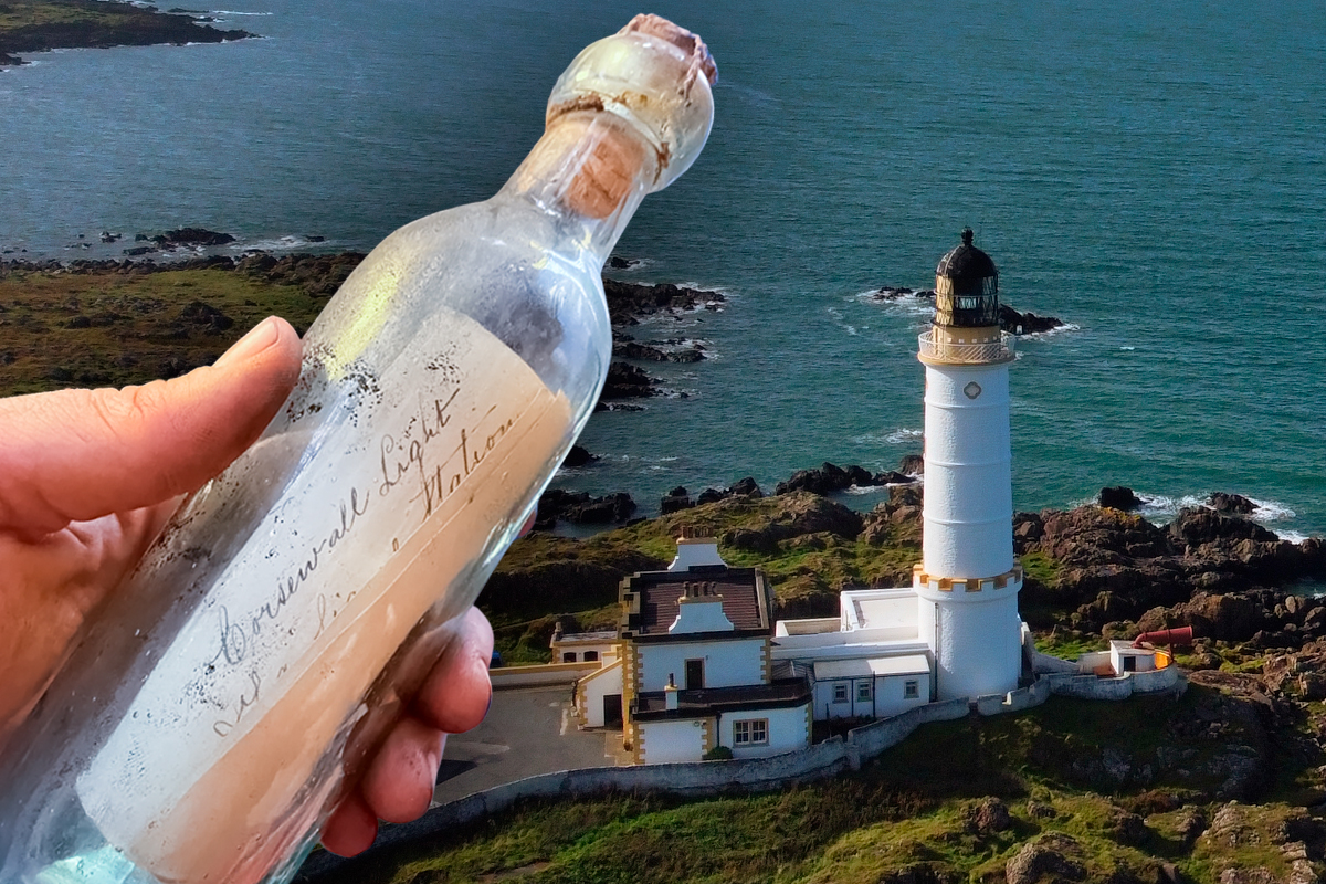 Flaskpost gömd i en fyr i 132 år | varldenshistoria.se
