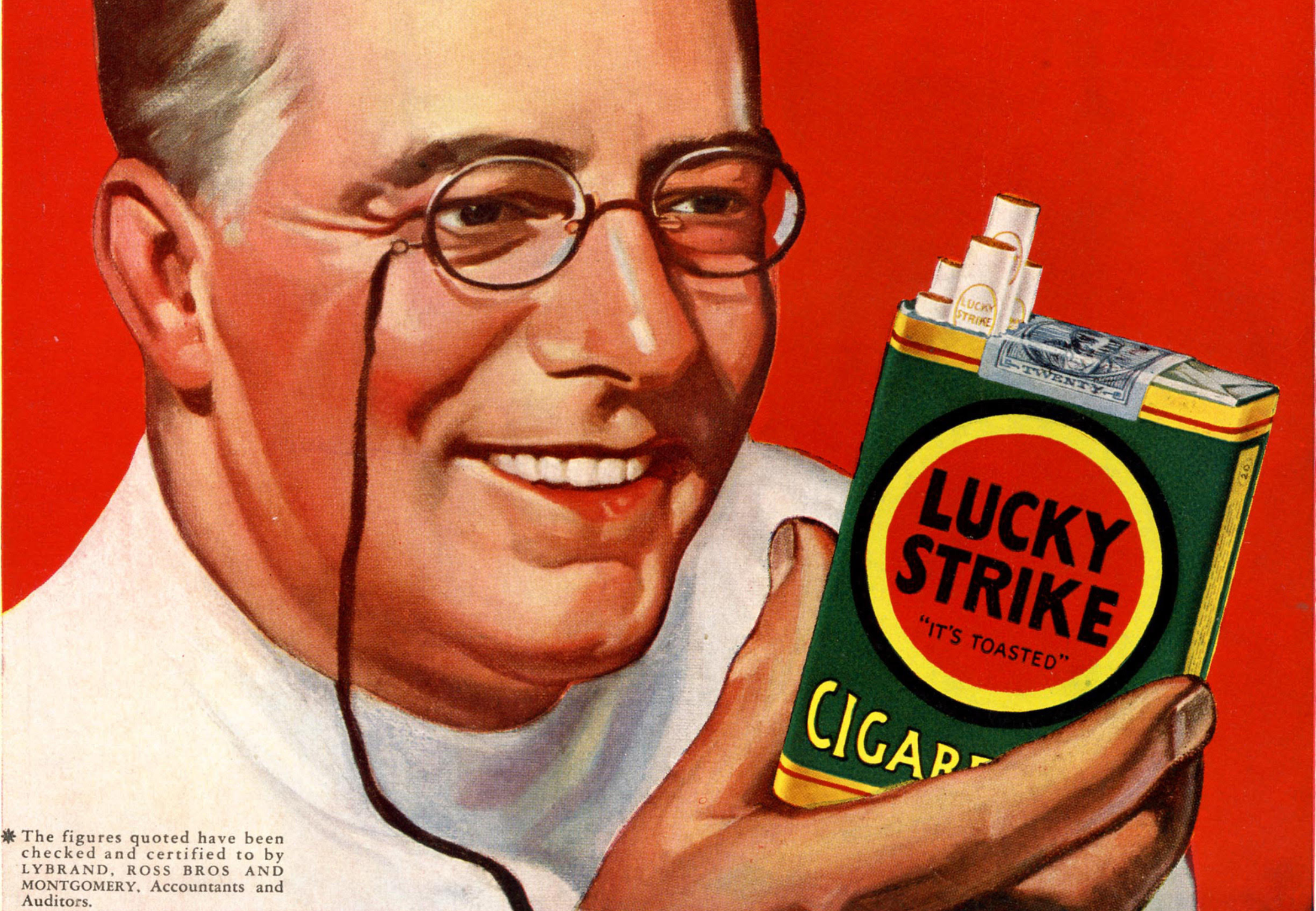 Tobaksindustriens læger anbefalede cigaretter | historienet.dk