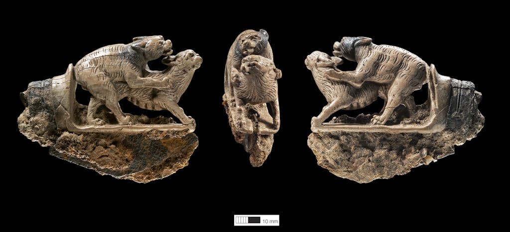 Maalattu roomalainen siitinluu löytyi Englannista | historianet.fi