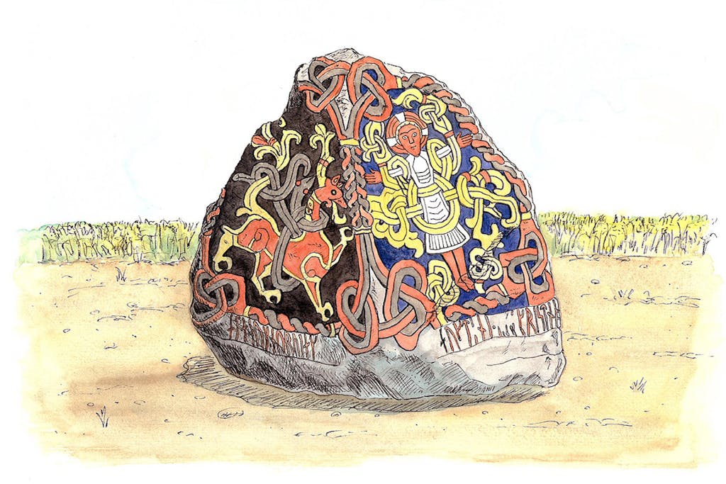 Norsk arkeolog: Den stora Jellingstenen är inte från vikingatiden ...