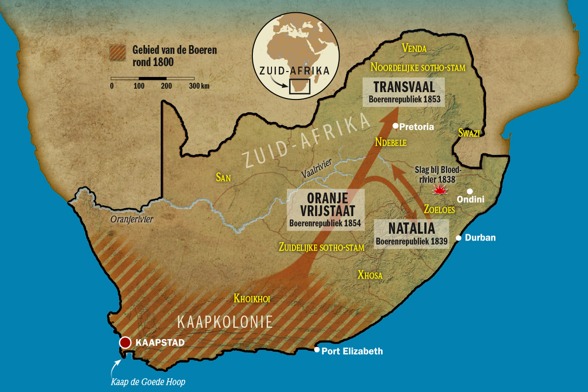 Zuid-Afrikaanse Boeren vochten tegen iedereen | historianet.nl