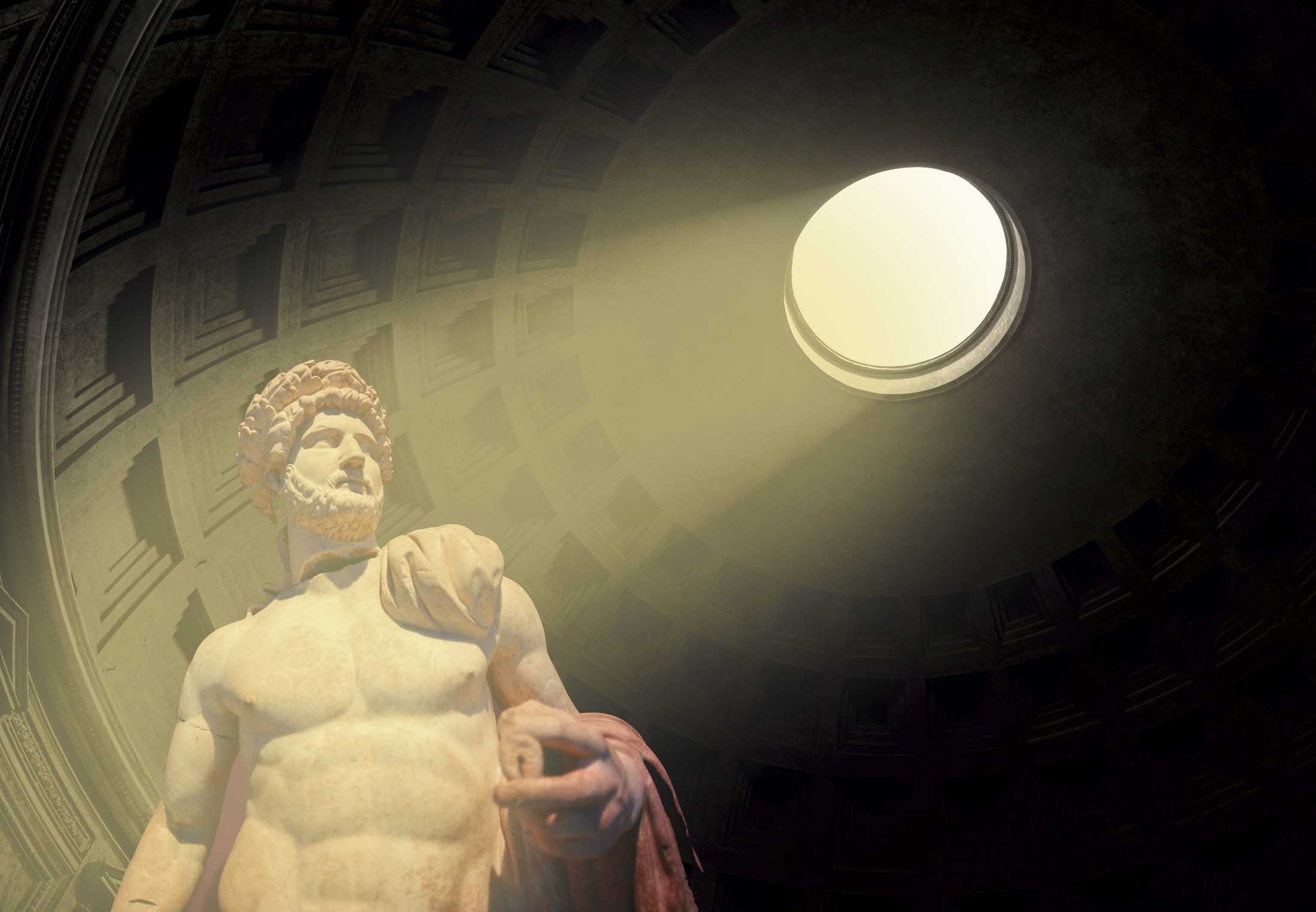 Varför gjorde de romerska arkitekterna ett hål i Pantheons kupol ...