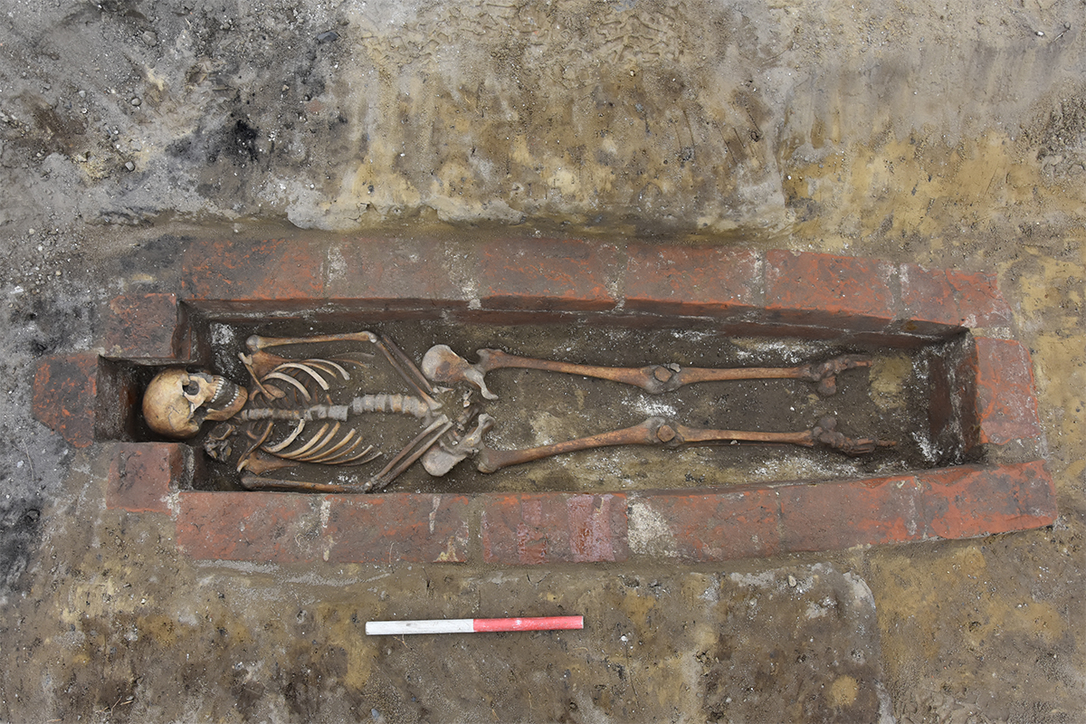 Arkeologer har funnet halshugget skjelett i Viborg | historienet.no