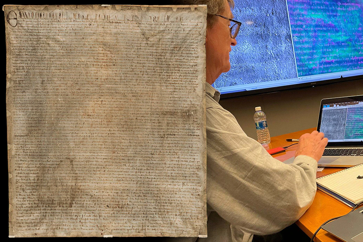 Originalt Magna Carta-dokument har gemt sig på bibliotek i årtier ...