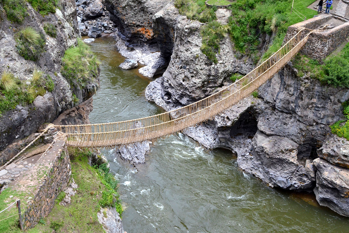 Inca’s bouwden bruggen van gras | historianet.nl