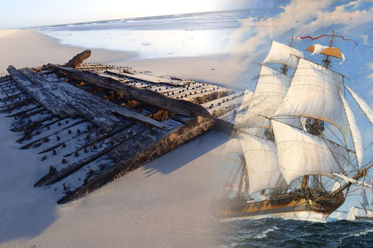 Skoledreng fandt skibsvrag på stranden – nu er det endelig ...