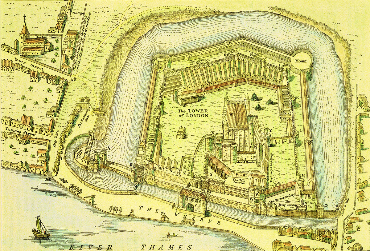 Englannin verinen historia on kirjattu Lontoon Towerin muureihin ...