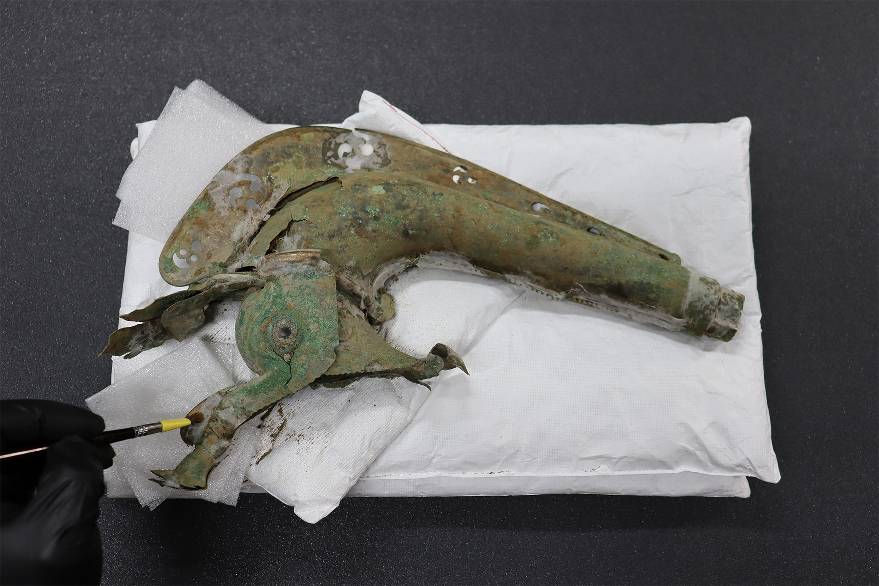 Zeldzame trompet gebruikt in oorlog houdt mogelijk verband met beroemde ...