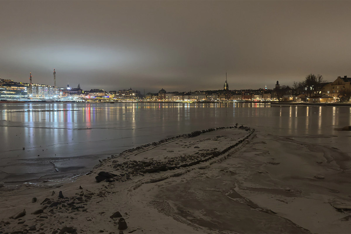 Sjældent syn – historisk skibsvrag dukker op midt i Stockholm ...