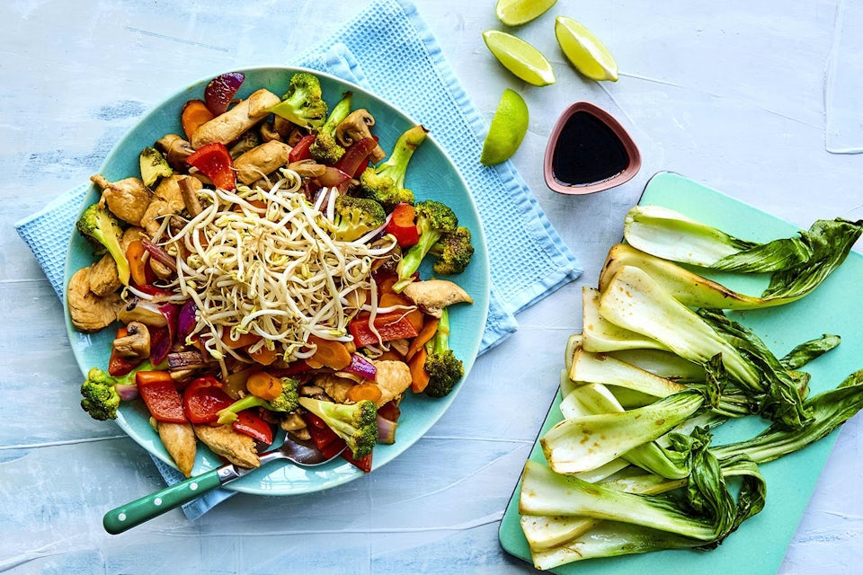 Wok med kyckling och grönsaker (recept) | I FORM