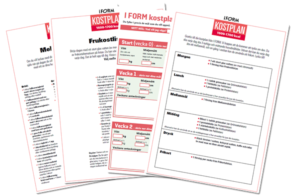 Kostplan för viktminskning – gå ner i vikt med enkel och hälsosam metod ...