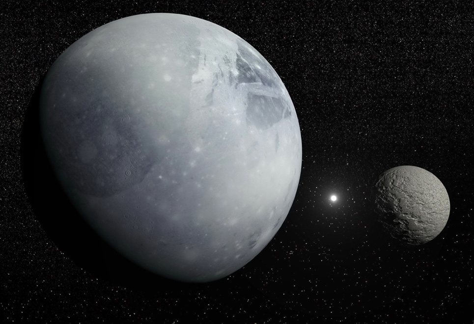 Pluto: dwergplaneet met vijf manen | wibnet.nl