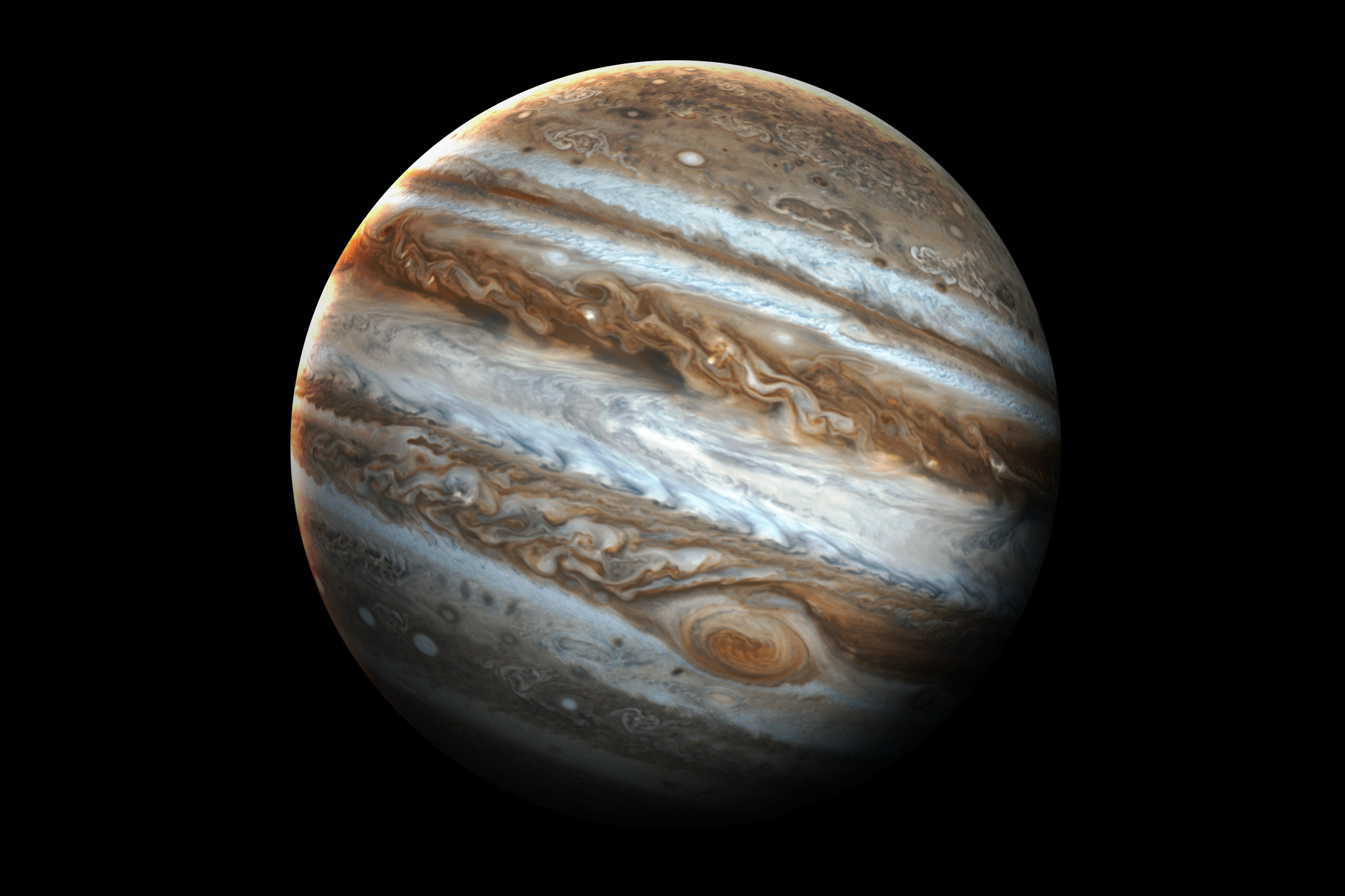 Jupiters røde storm bugner af vand | illvid.dk