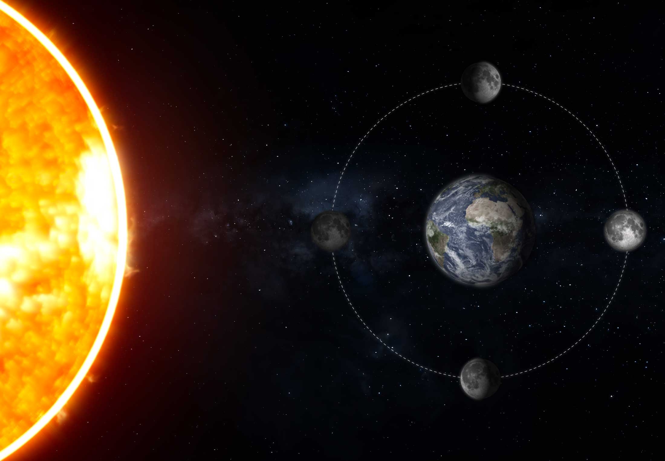 Moon phases 2025 - why does the Moon have phases? | scienceillustrated.com