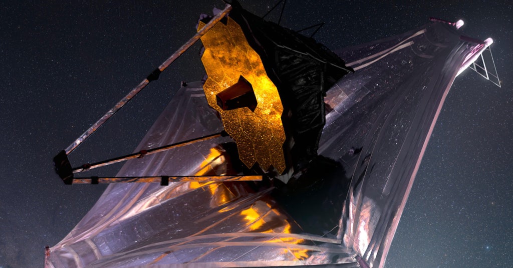 James Webb-teleskopet fanger billede inde fra gigantisk stjernefabrik ...