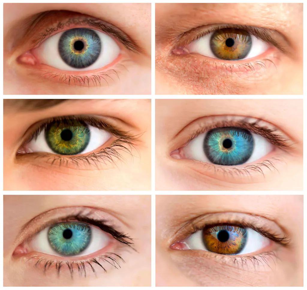 Blue eyes - the percentage of people with blue eyes ...