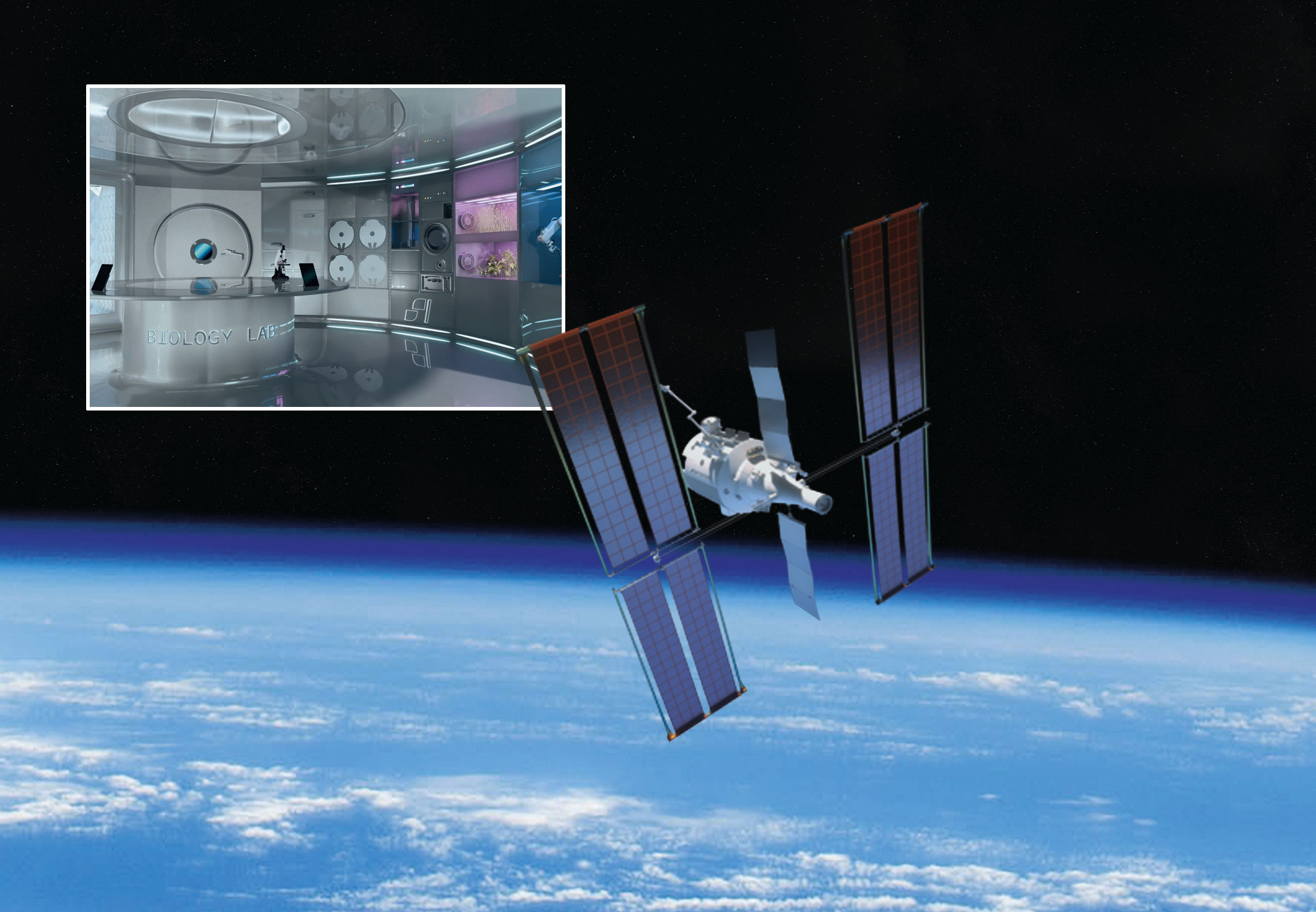 Opvolgers van het ISS krijgen vorm: Vier nieuwe ruimtewoningen voor ...