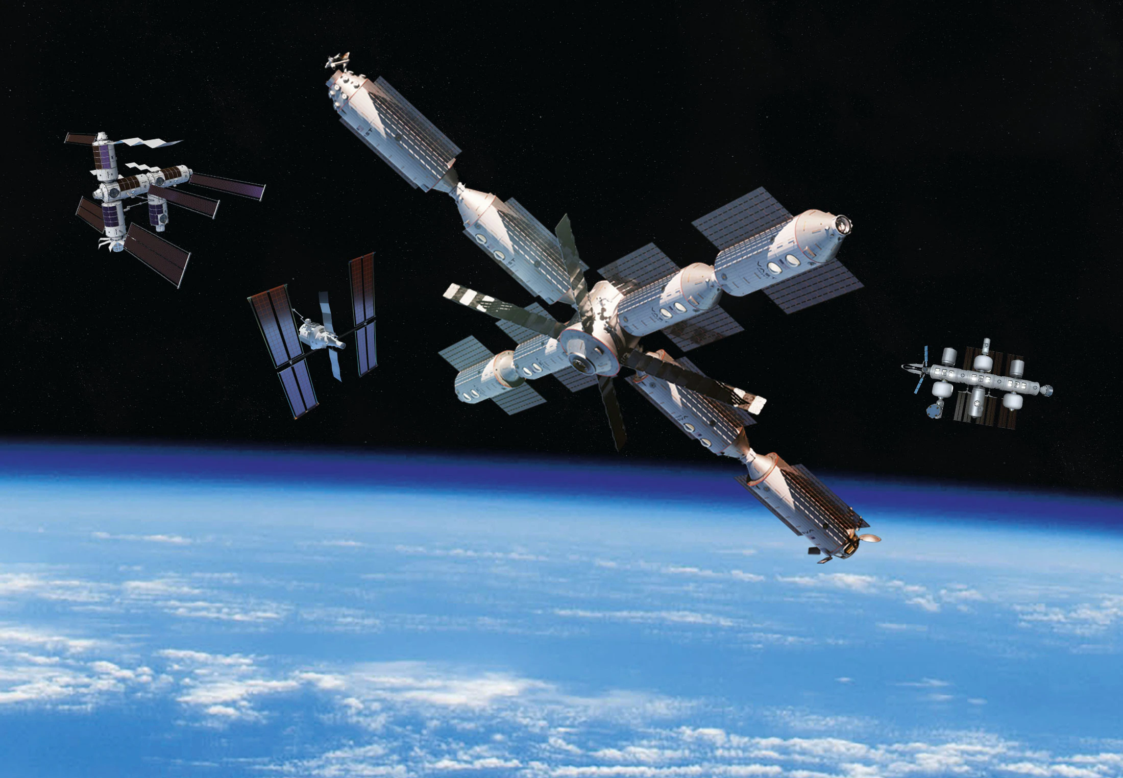 ISS successors are taking shape: astronauts get four new homes in space ...