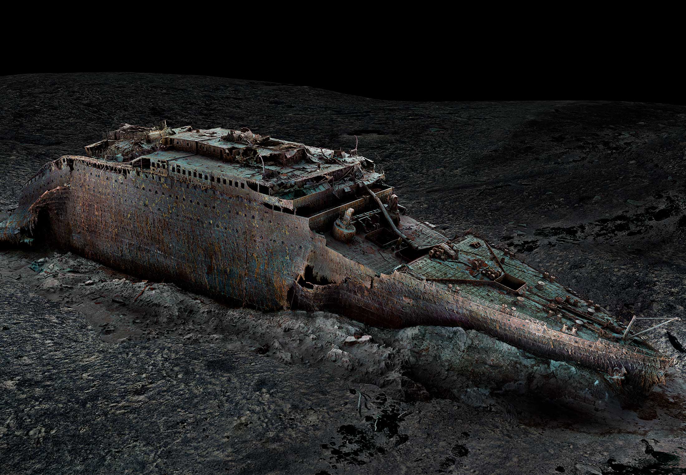 Undervannsroboter har fotografert vraket av Titanic og funnet hittil ...