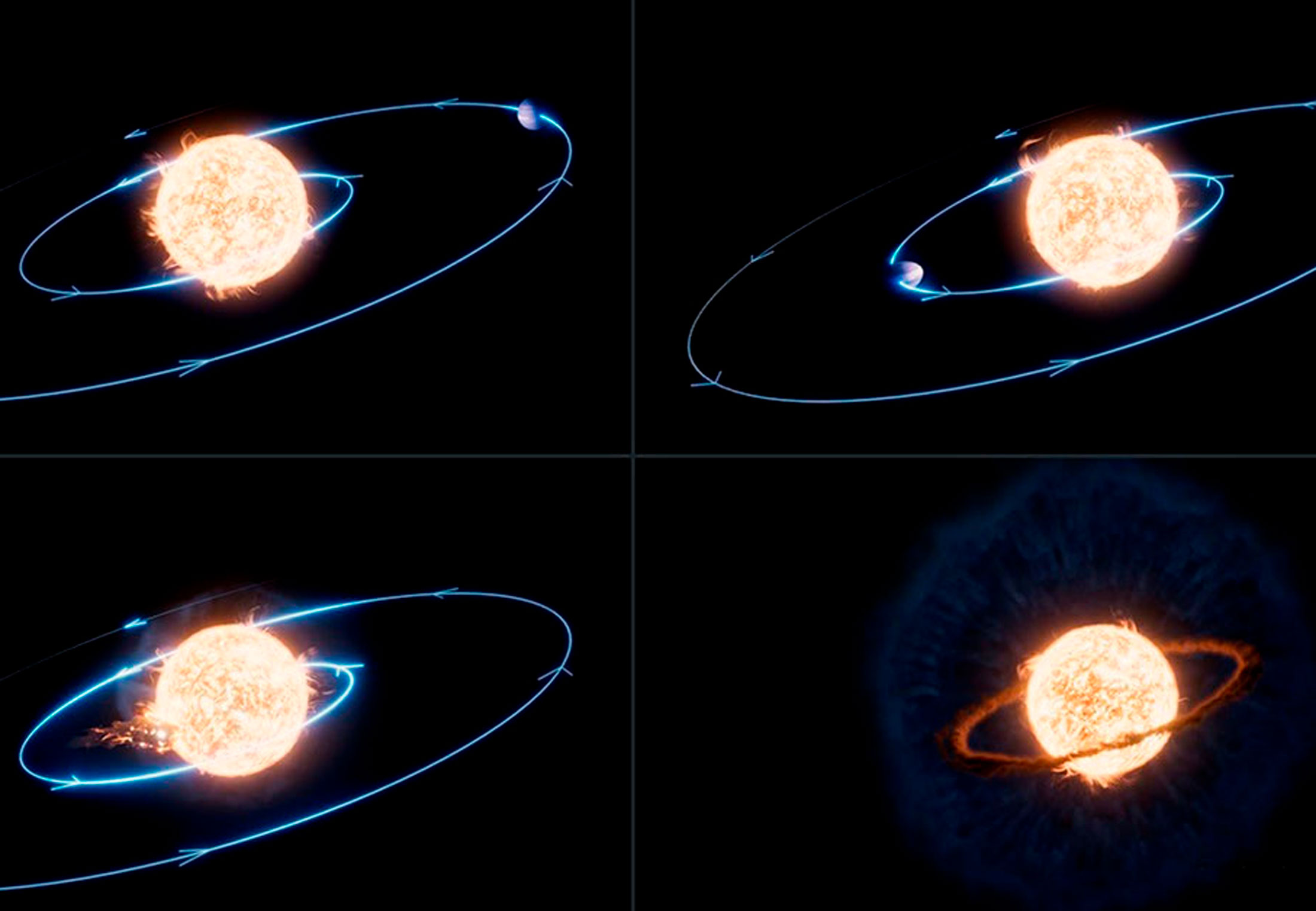 NASA watched a star swallow a planet - and it did not go at all as ...