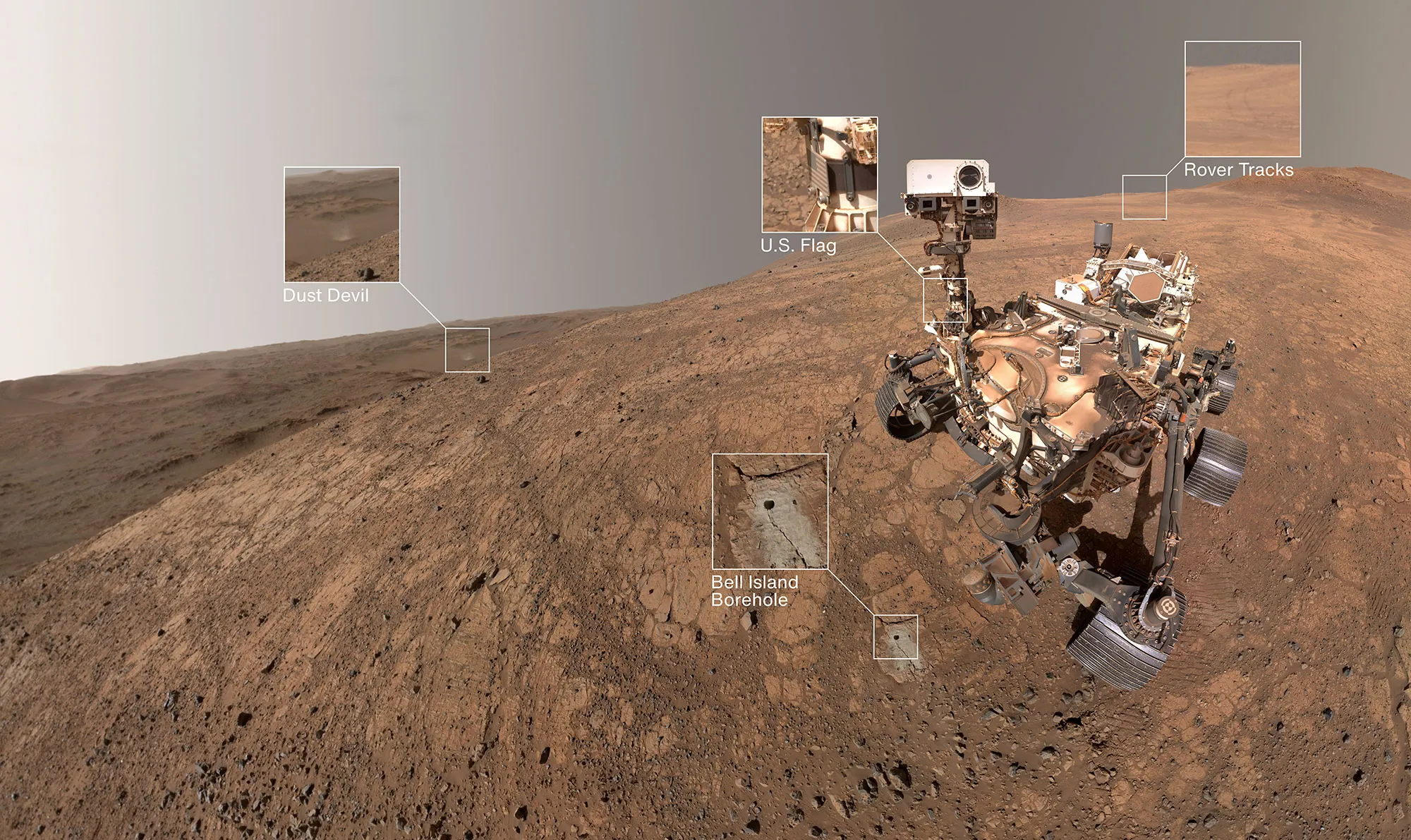 NASA's Mars rover took a selfie – revealing an unexpected guest in the ...