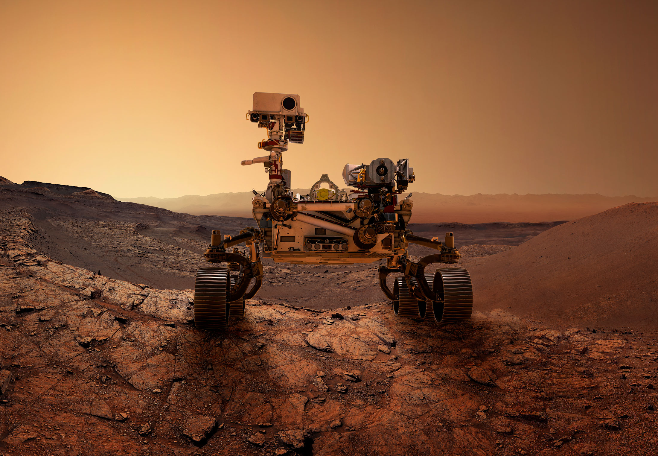 NASA's Mars rover took a selfie – revealing an unexpected guest in the ...