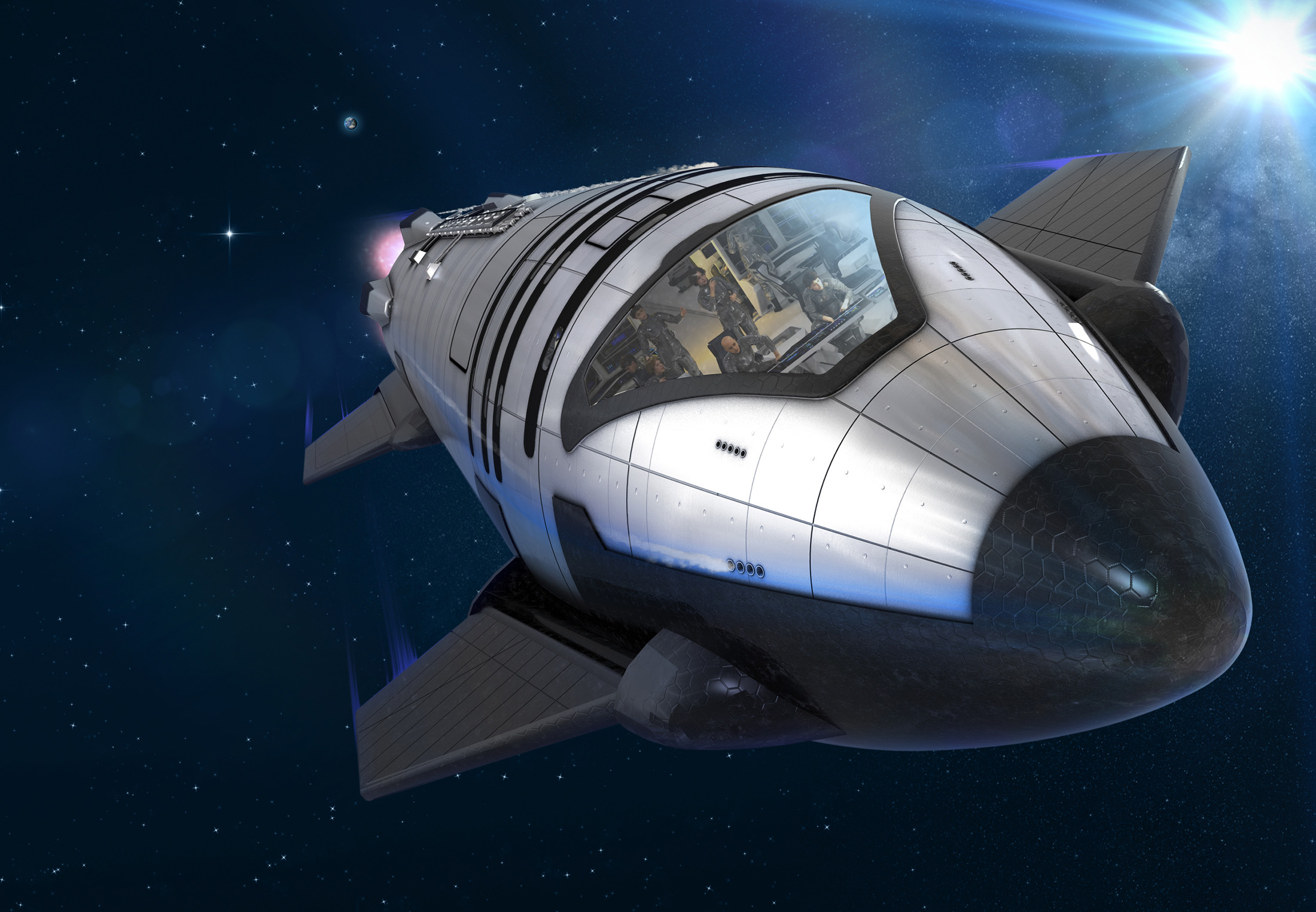 Spacecraft heading for Mars | scienceillustrated.com