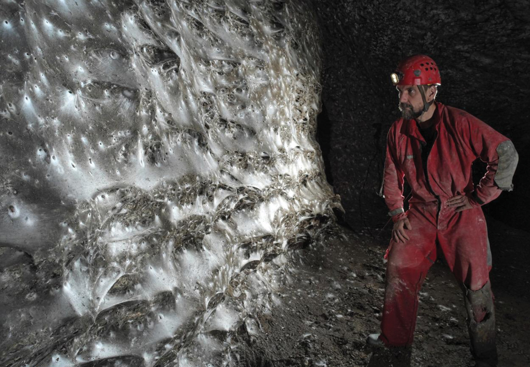 Deep inside a dark cave, researchers have discovered a massive natural ...