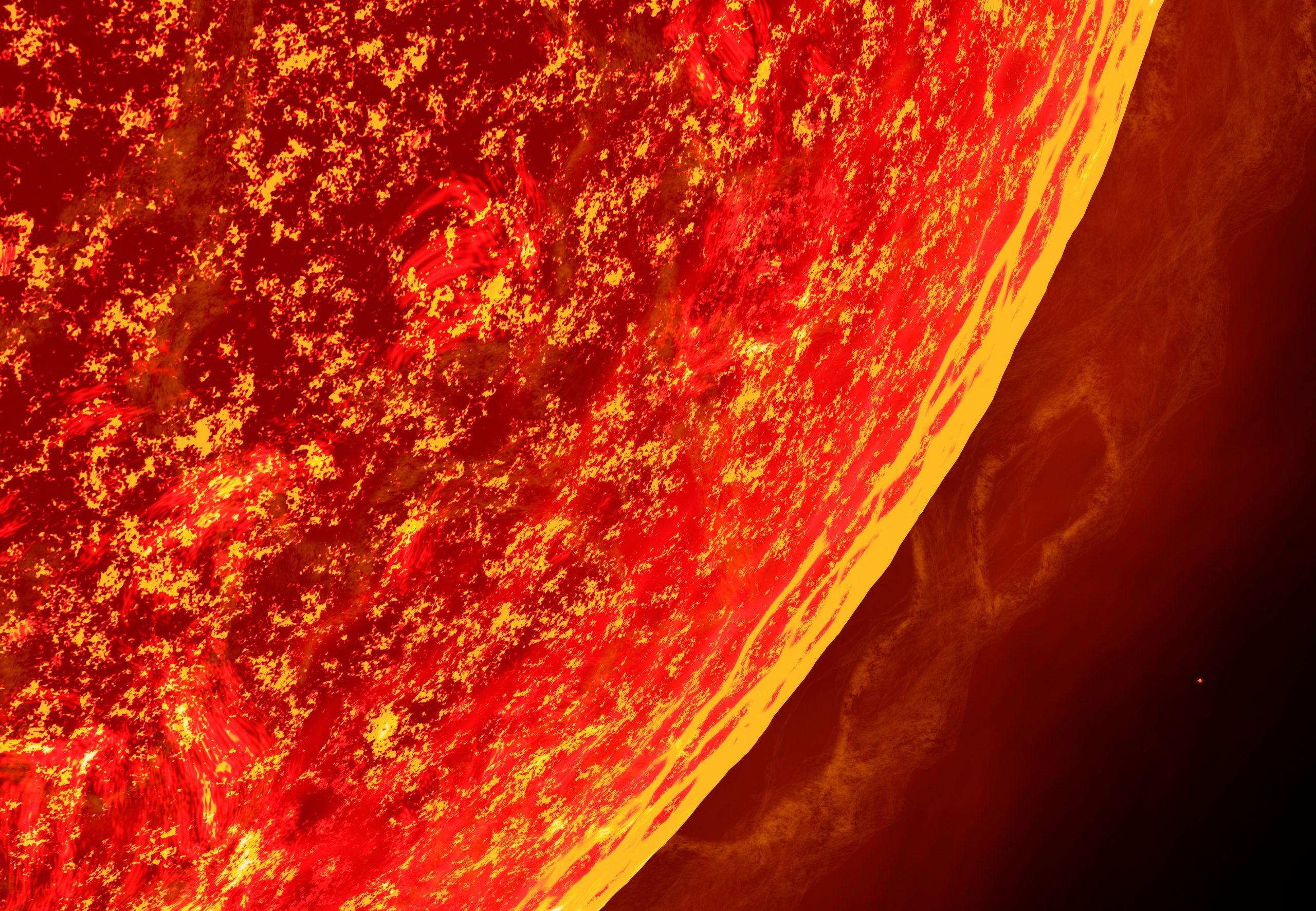 När forskarna observerade den enorma stjärnan upptäckte de något som ...