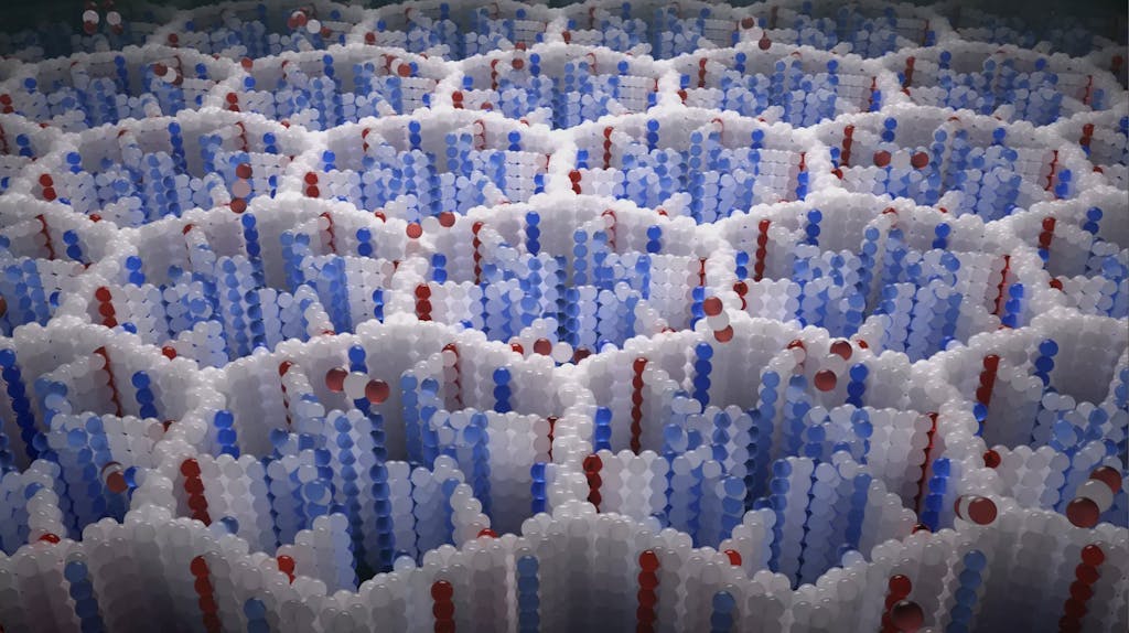 Het nieuwe gele poeder COF-999 kan CO₂ uit de lucht absorberen | wibnet.nl