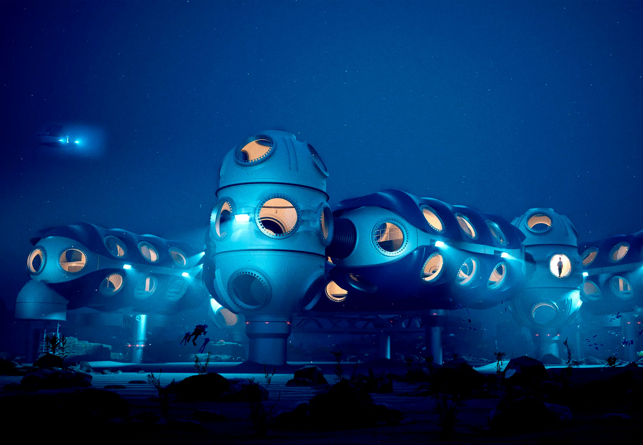 Virksomheden Deep vil lade forskere bo på 200 meters dybde i månedsvis ...