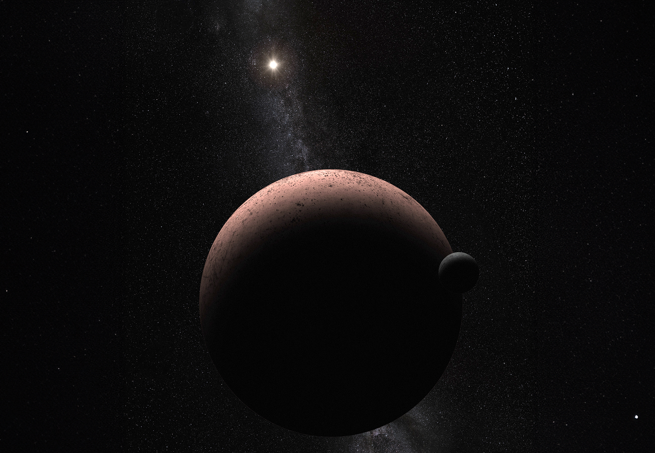 Makemake: Plutos banemand viser sig på himlen | illvid.dk