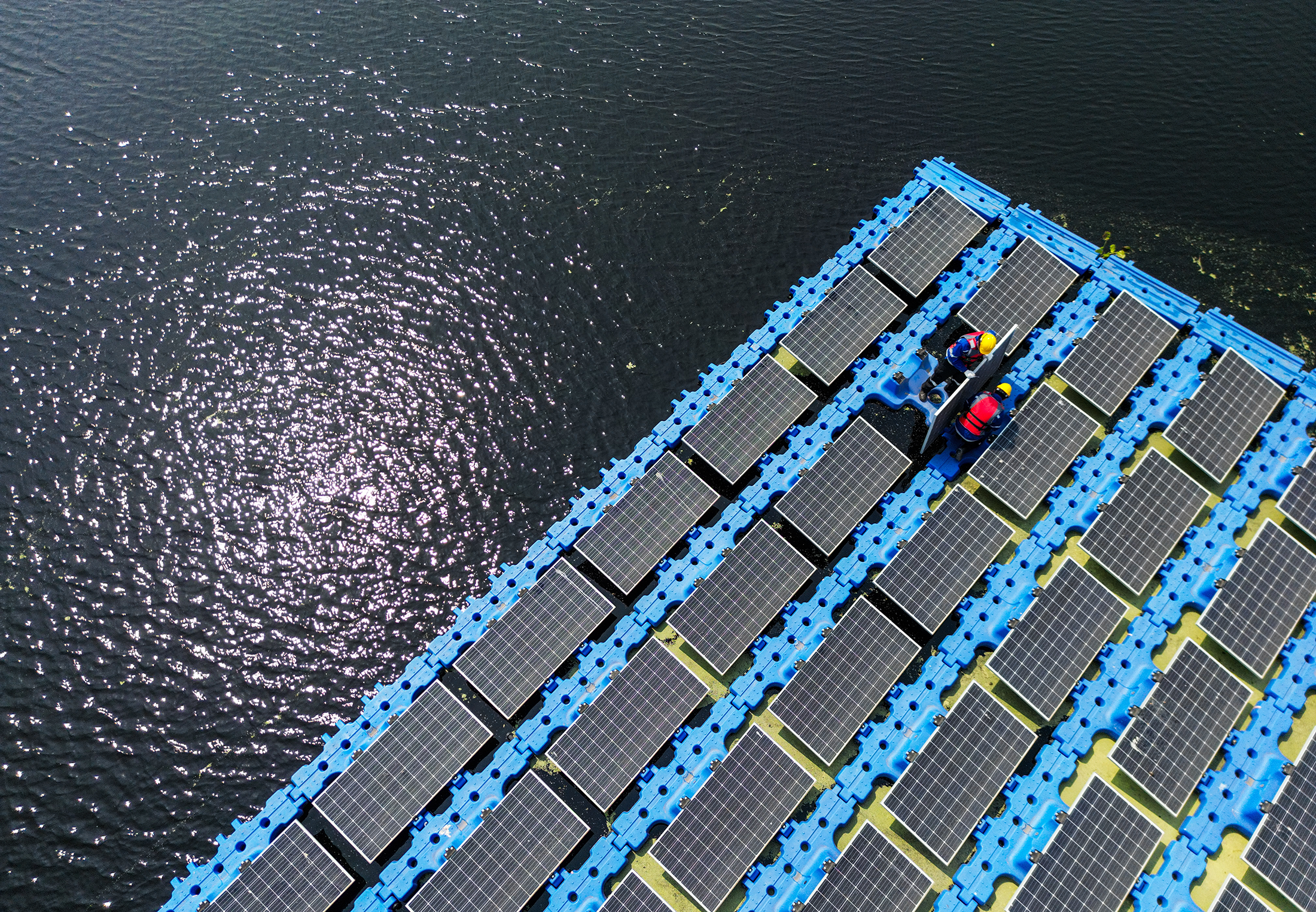 The world's largest offshore solar farm has been completed off Taiwan ...