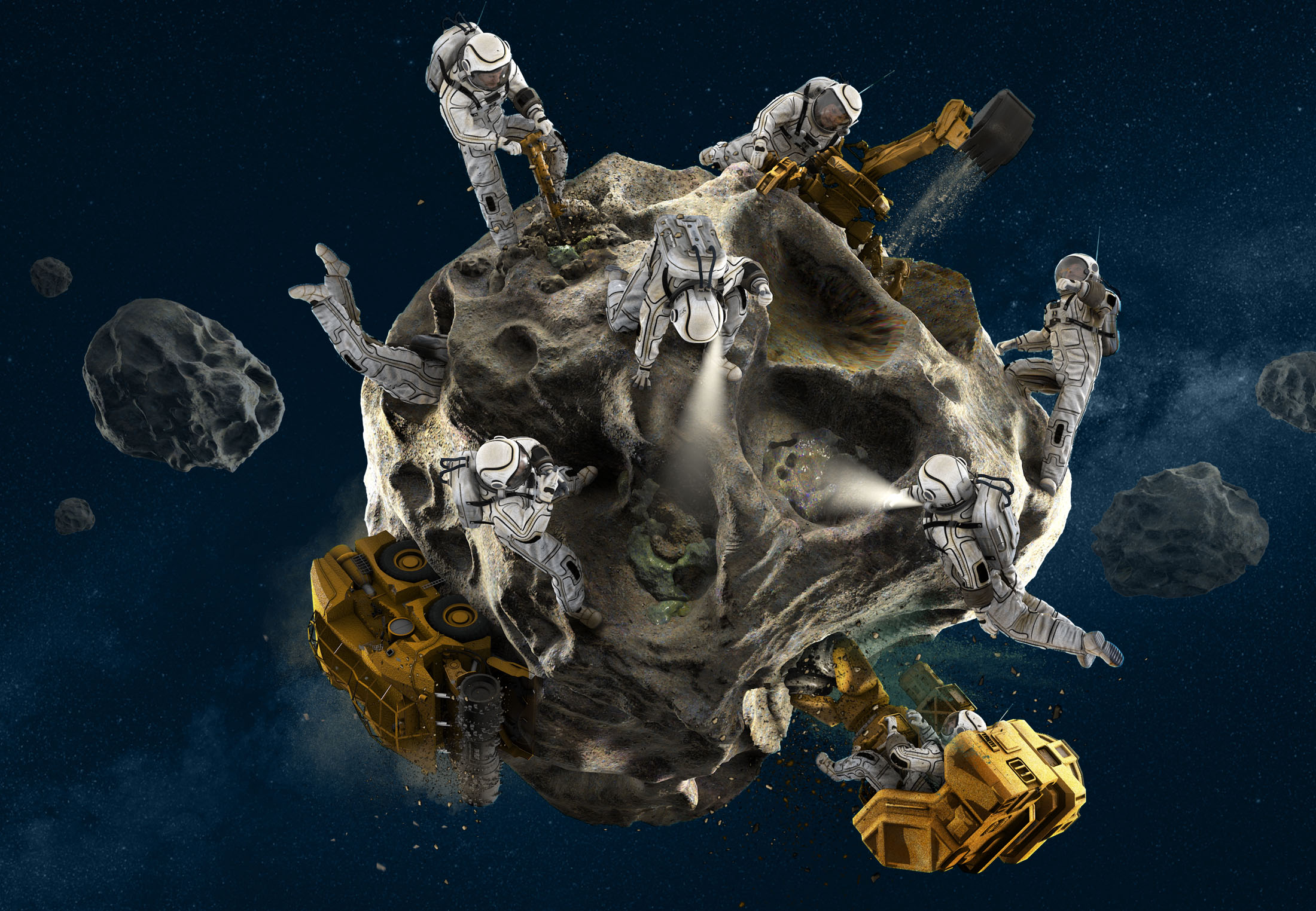 Treasure hunt in space: 5 asteroids will be the gold mines of the future | scienceillustrated.com