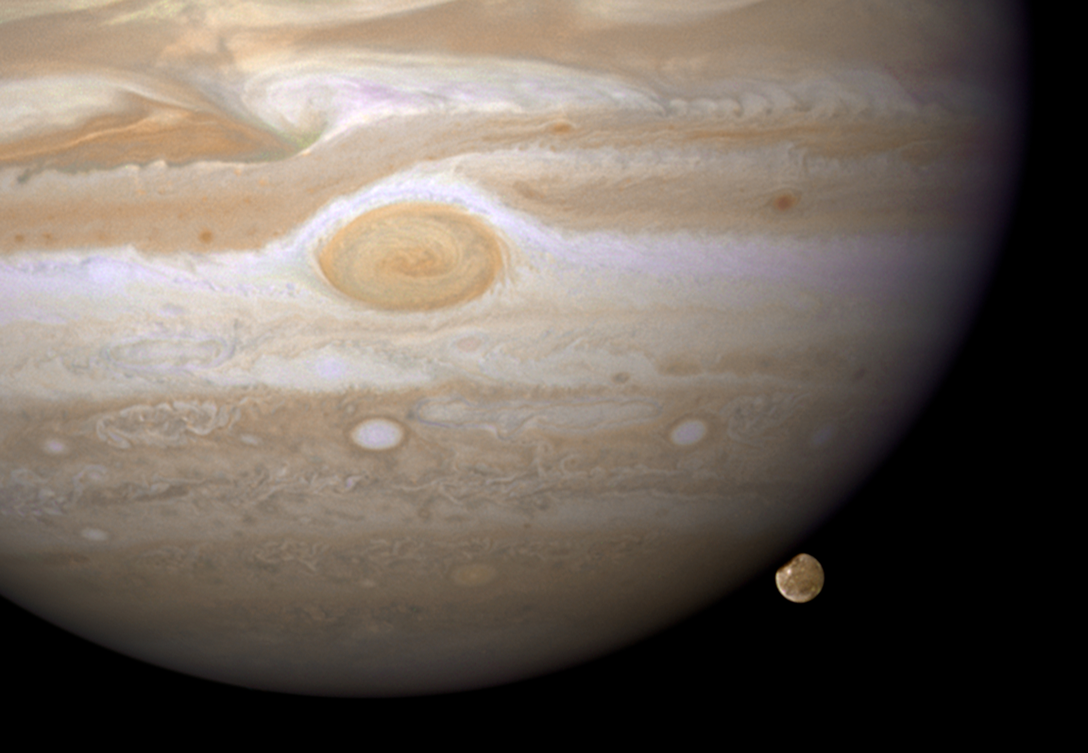 Jupiters grootste manen ontstonden mogelijk in schaduw | wibnet.nl
