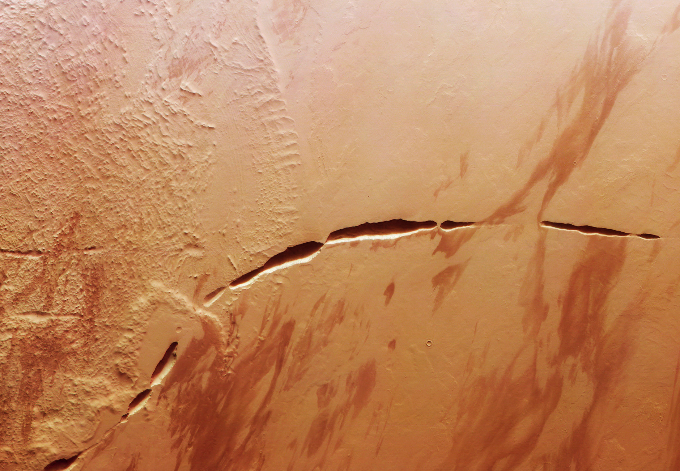 Unique image reveals huge “scar" on Mars | scienceillustrated.com