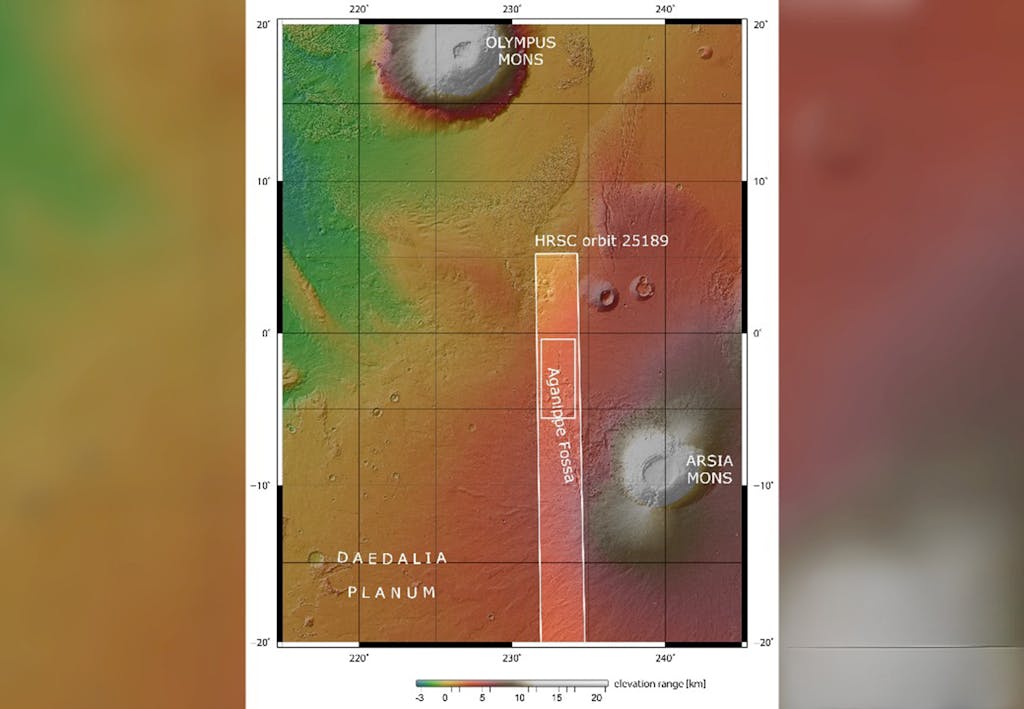 Unique image reveals huge “scar" on Mars | scienceillustrated.com