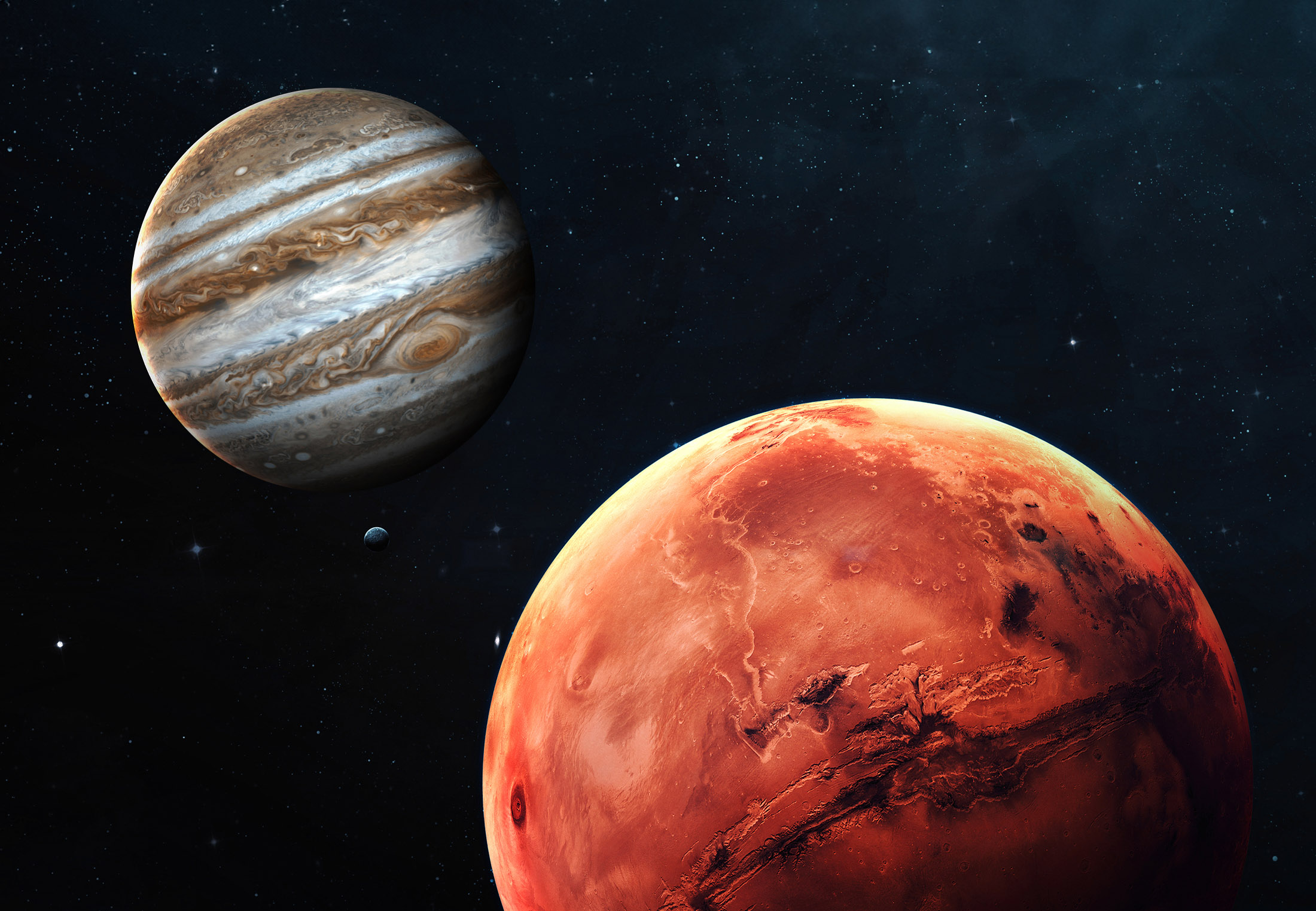 Mars ja Jupiter kohtaavat taivaalla | tieku.fi