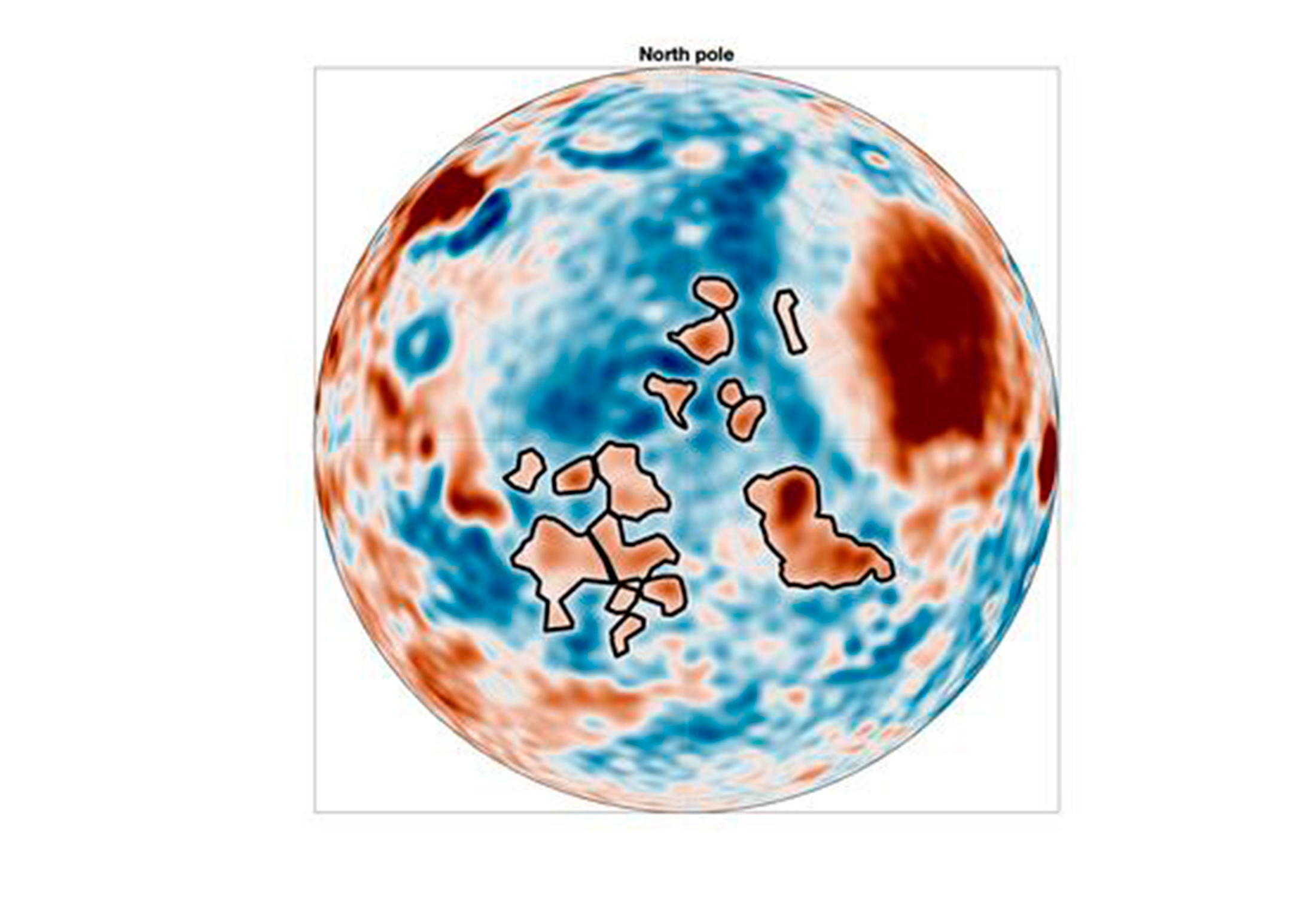New map of Mars reveals hidden structures beneath the surface ...