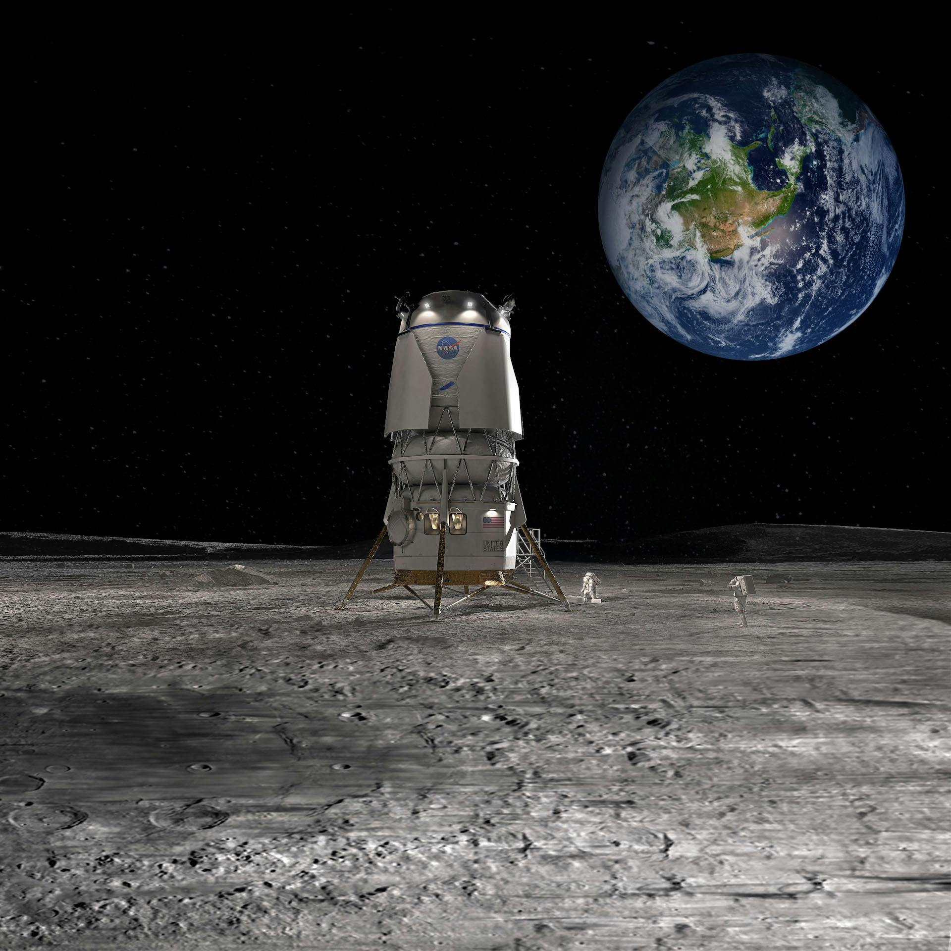 Nieuwe lander helpt NASA bij terugkeer naar de maan | wibnet.nl