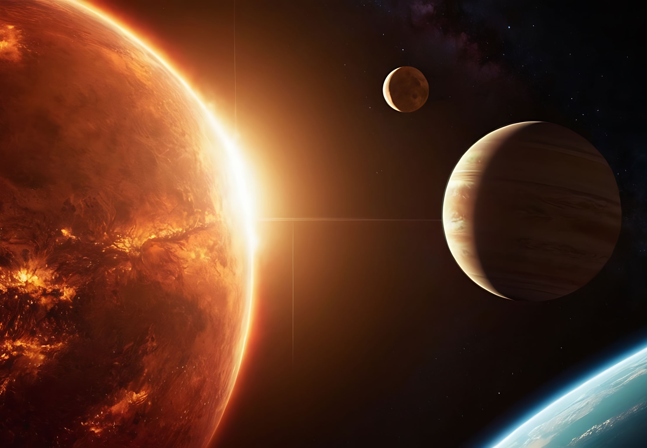 En planet som var 50 ganger større enn Jupiter kan ha formet ...