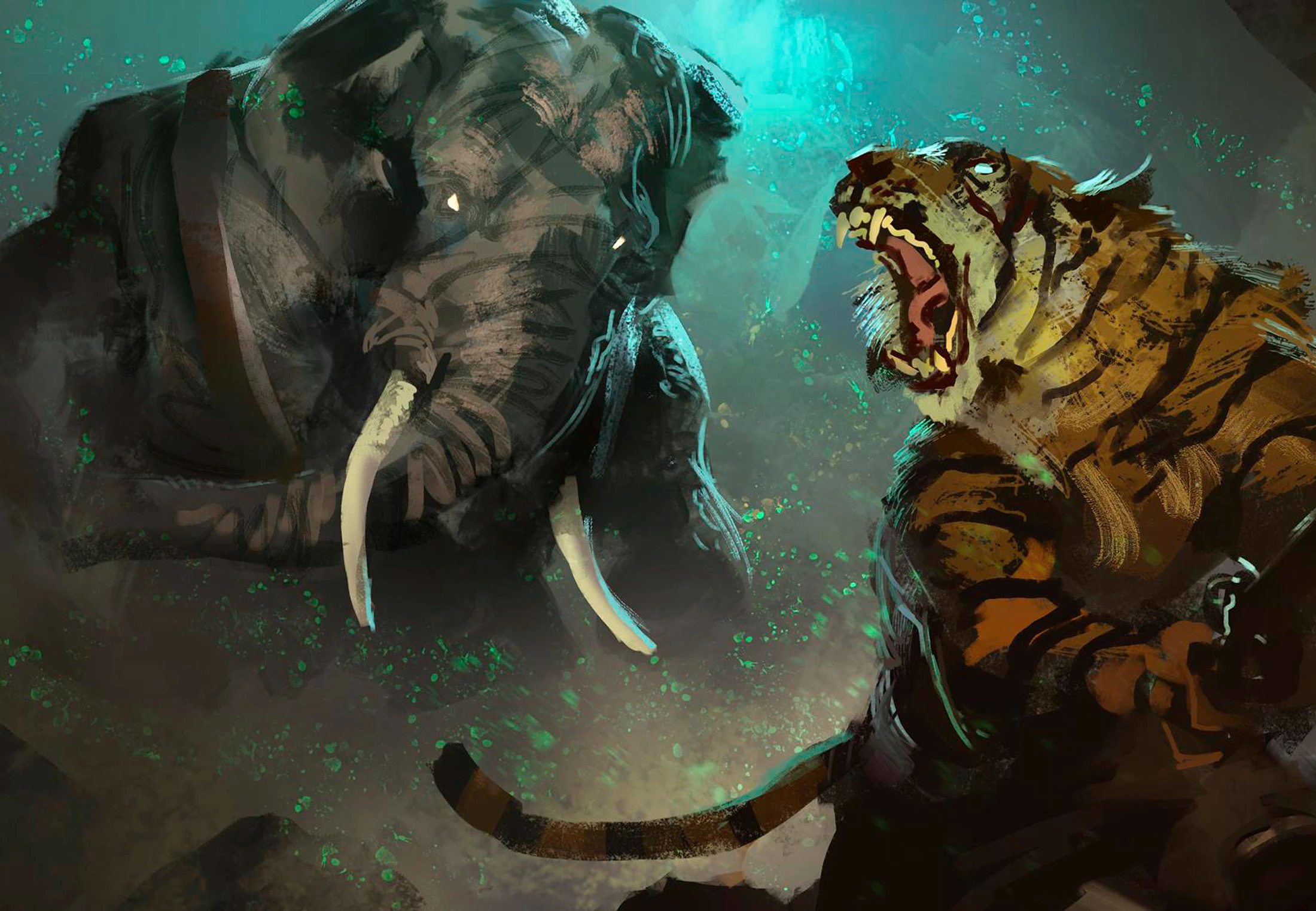Tiger mot elefant: Forskare avgör striden mellan världens farligaste ...
