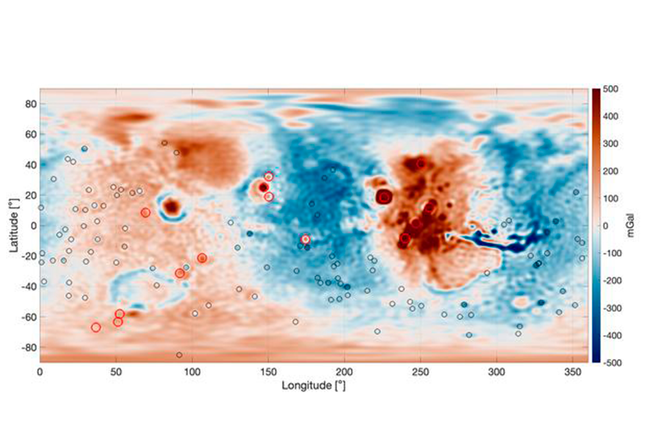 New map of Mars reveals hidden structures beneath the surface ...
