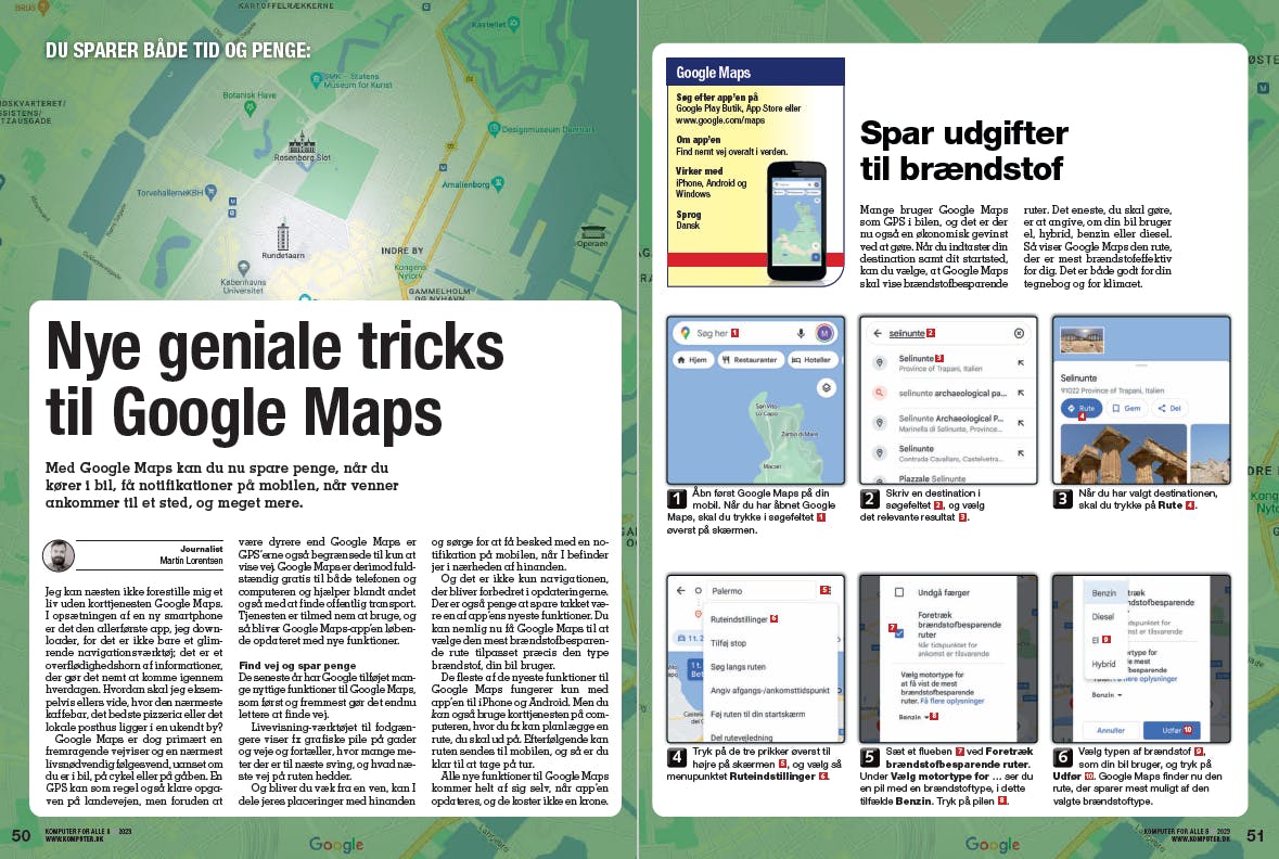 Nye geniale tricks til Google Maps | komputer.dk
